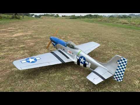 Phoenix Model P-51 Mustang 首航成功 - YouTube