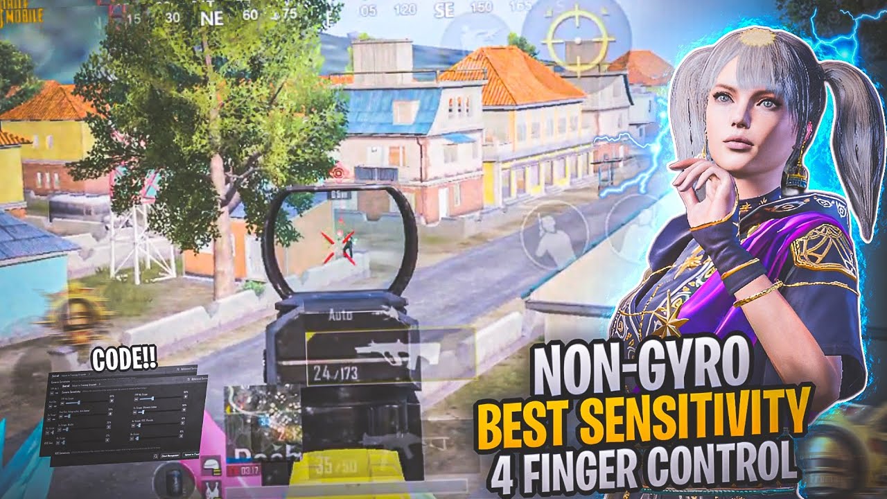 BGMI🔥NEW BEST NON GYRO SENSITIVITY CODE + 4 FINGER CONTROL SETTINGS FOR ...