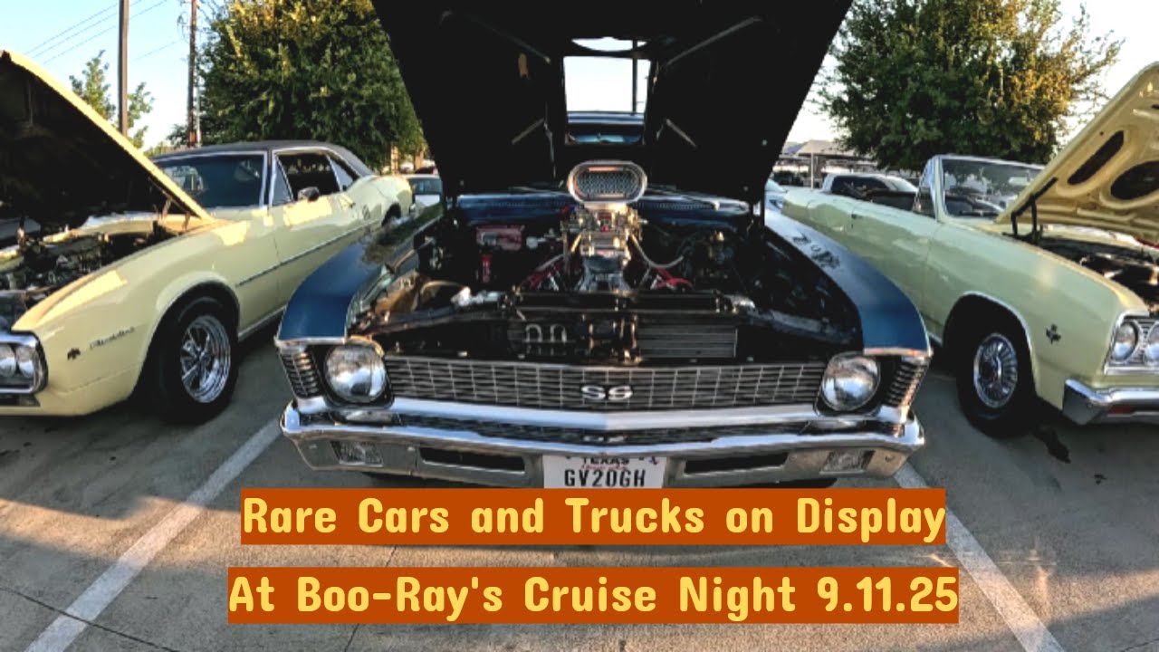 Rare Rockin Classic Cars and Trucks at Boo-Ray's Cruise Night, 9.11.25 ...