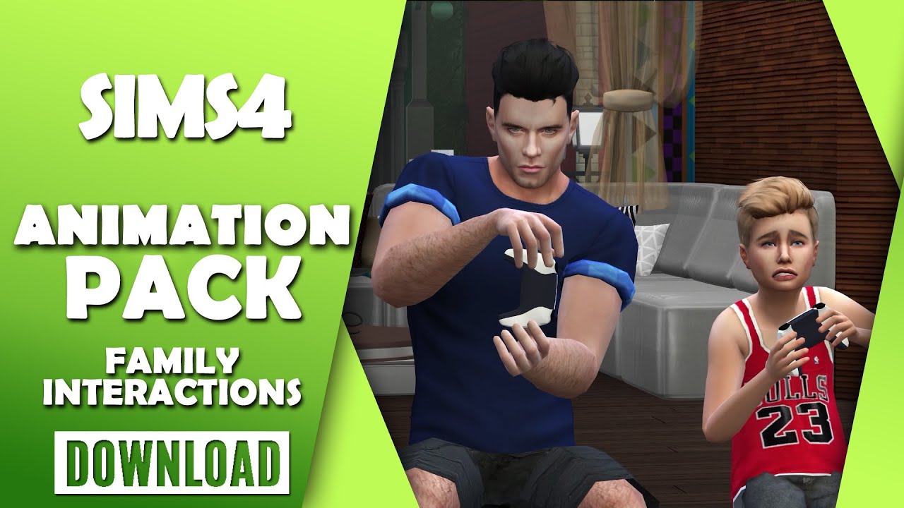 The Sims 4 | Animations Pack | Family Interactions | DOWNLOAD - YouTube