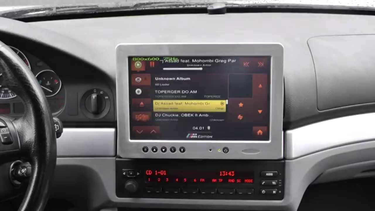 BMW E39 Infotainment System CarPC - YouTube