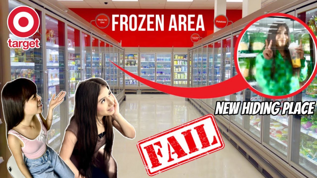 My sisters and I tried staying over at Target!! PART 2 | eslis - YouTube