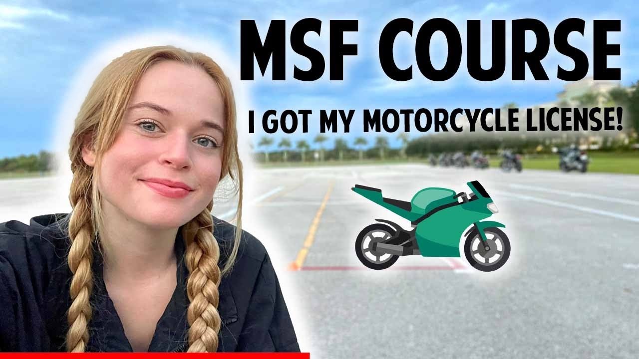 I Got My Motorcycle License! | Taking the MSF Course Vlog - YouTube