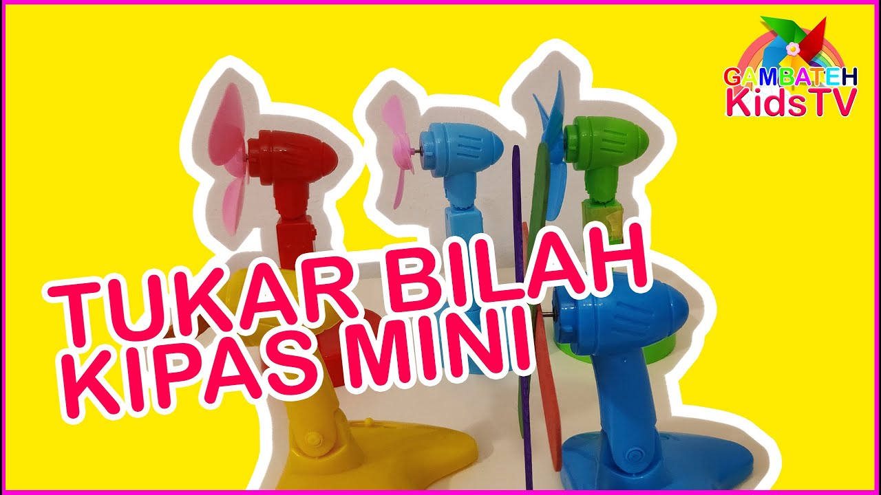 Menukar Bilah Kipas Mini dengan Batang Aiskrim? - Mini Fan DIY Project ...