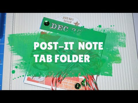 Post-it note tab folder - YouTube