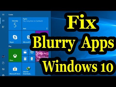 🔨🔧How To Fix Blurry Apps in Windows 10 - YouTube