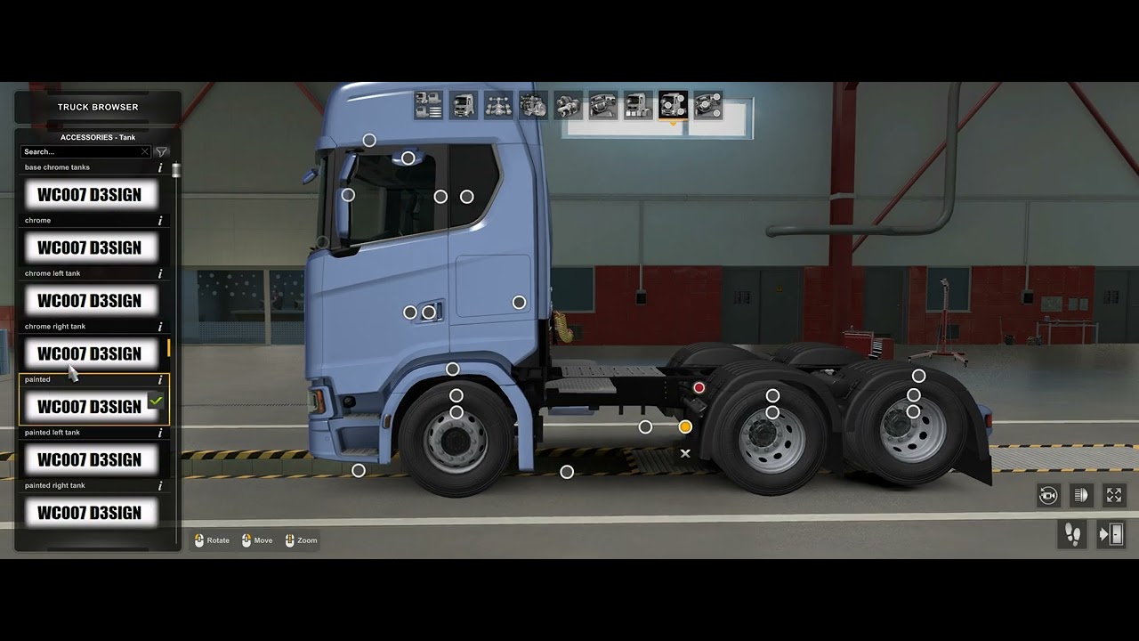 ETS2 Scania NG painted tanks - YouTube