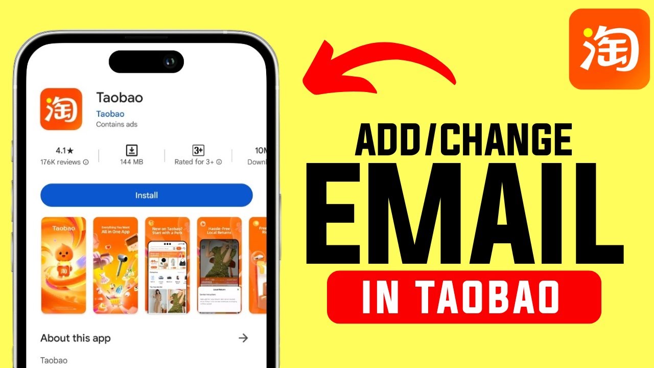 How to Add Email in Taobao Account - YouTube