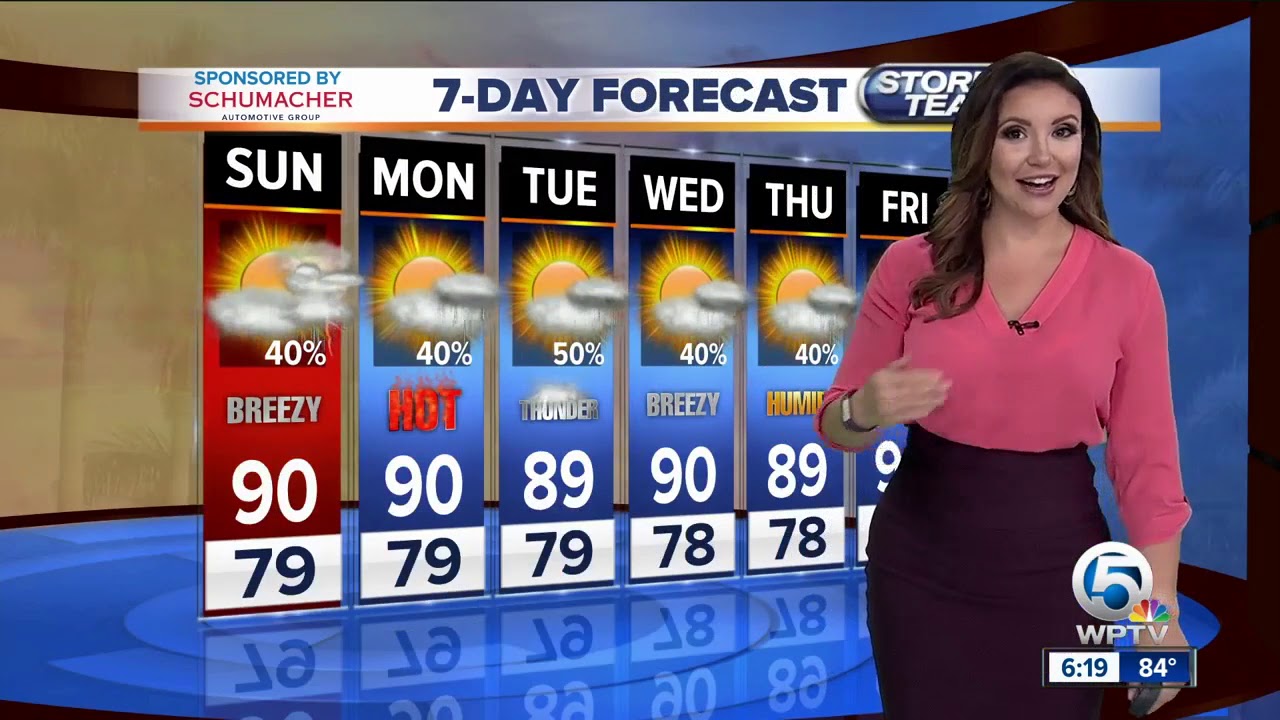 Latest Weather Forecast 6 p.m. Saturday - YouTube
