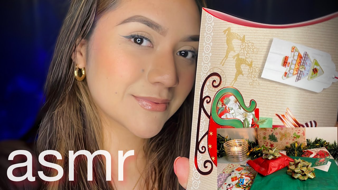 Envolviendo regalos 🎁 de navidad 🎄 - ASMR en español (paper sounds ...