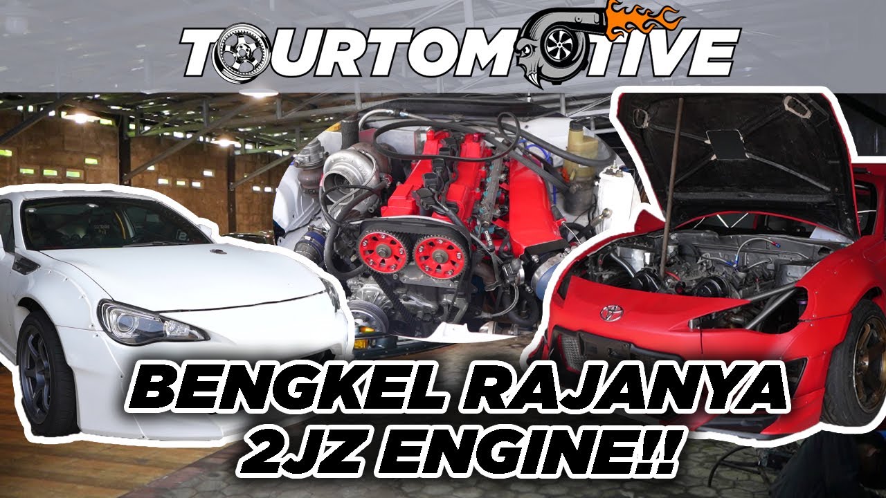 Bengkel Spesial Mobil Drifting! Jawaranya Semua Mobil 2JZ Engine! - YouTube