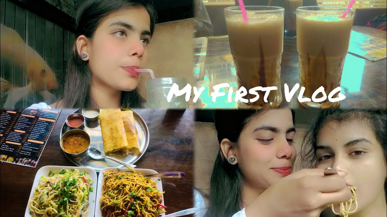 My First Vlog ll cafe vlog 😊 😁 ll #viralvideos #fristvlog #please ...