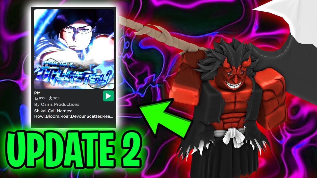 Everything Coming in Project Mugetsu Update 2! (Bleach TYBW Roblox ...