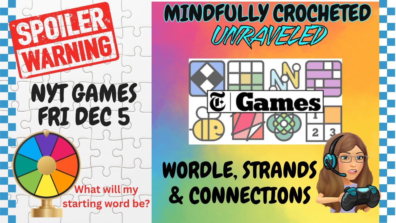 Unraveling #nytgames Dec 5, 2025 #wordle #strands #connections # ...