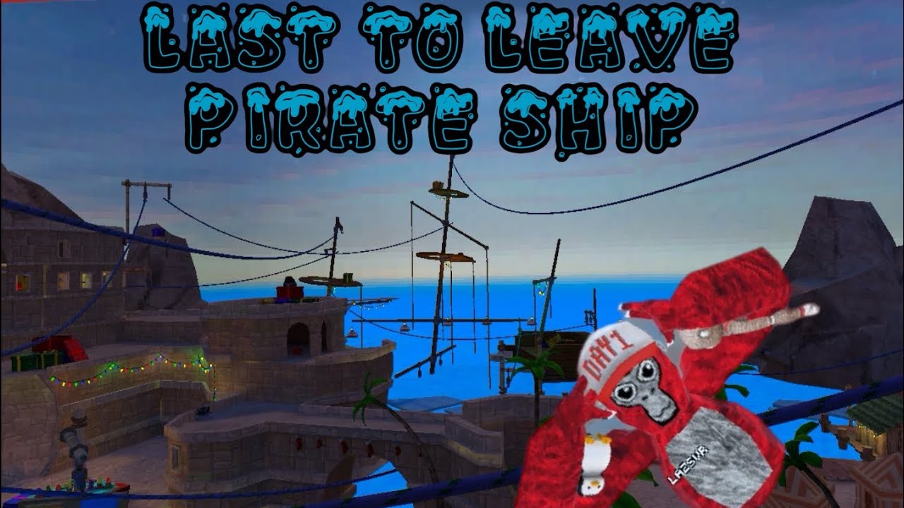 Last to leave pirate ship! - YouTube