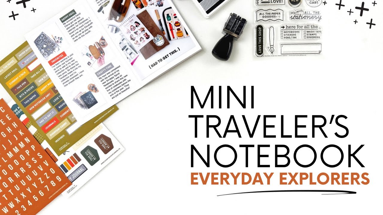 Mini Traveler's Notebook Process 2025 | Everyday Explorers Kit Unboxing ...