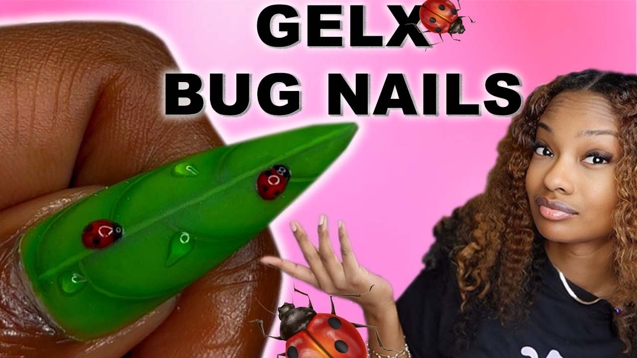Trying Viral Bug Nails!? | Soft Gel/ Gel X Nail Kit - YouTube
