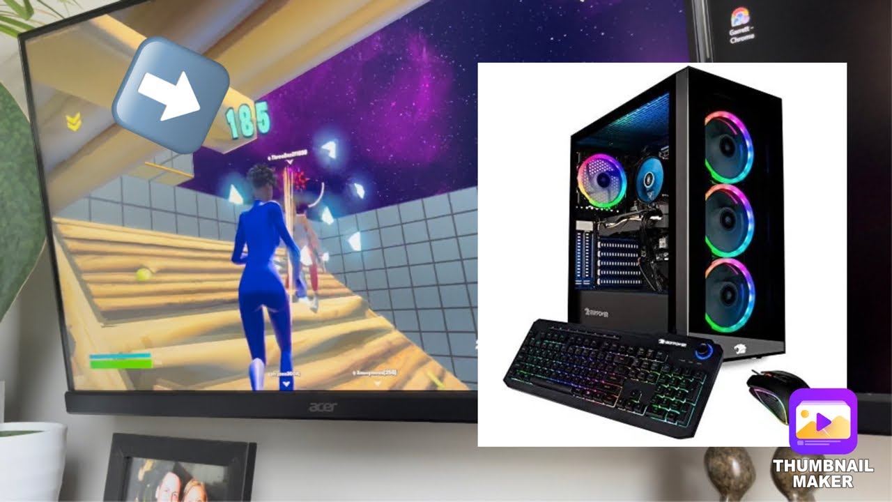 1st Time on PC Fortnite gameplay - YouTube