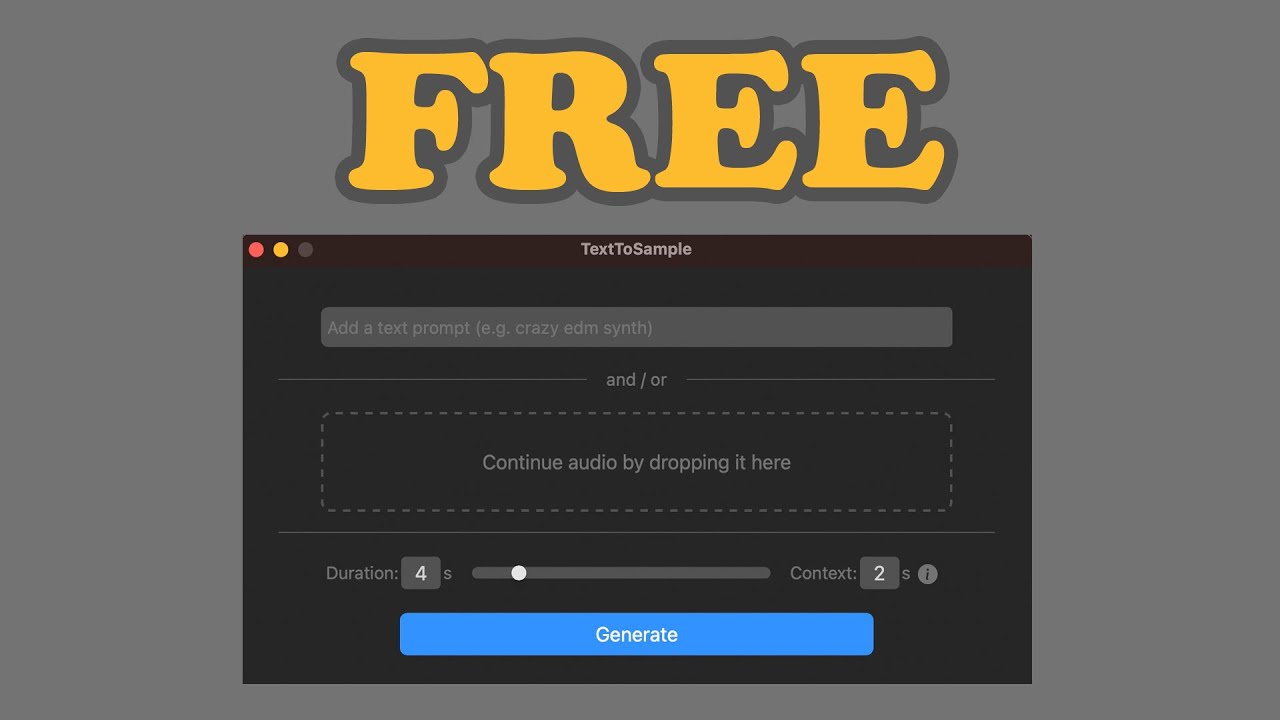 FREE TextToSample by Samplab - YouTube