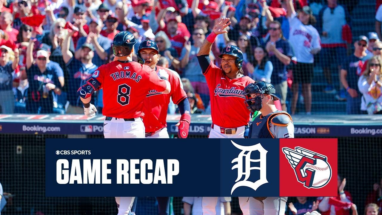 5-run 1st inning PROPELS Guardians to a win against the Tigers in Game ...