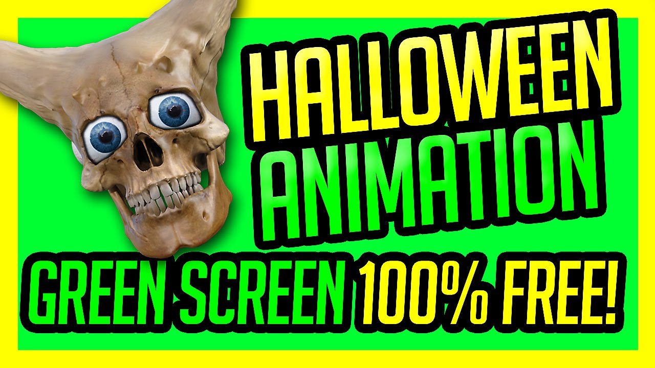 Halloween Green Screen - Free 1080p Monster Faces With Moving Eyes ...