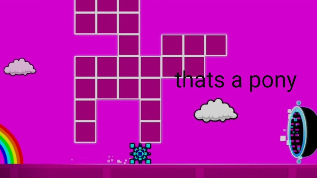 My little pony in Geometry Dash but I'm so sorry... - YouTube