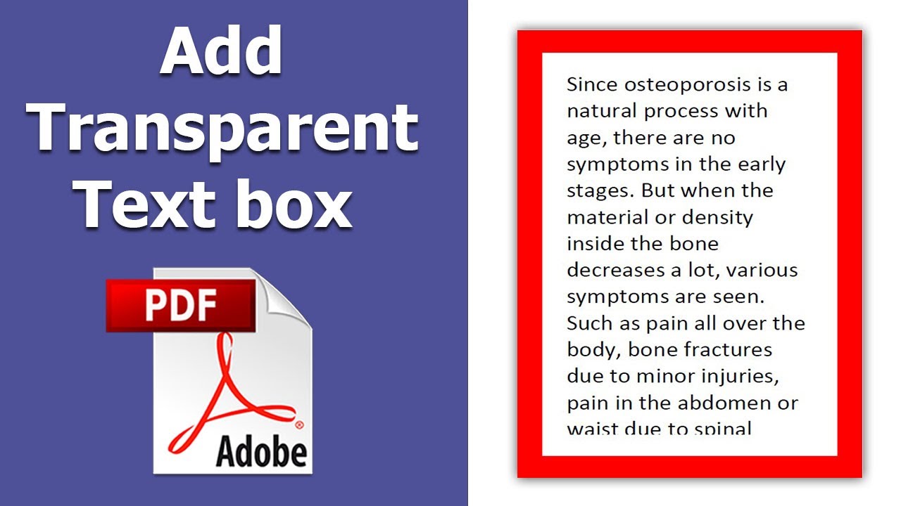How To Add Transparent Text Box In Pdf Using Adobe Acrobat Pro Dc YouTube how-to-add-transparent-text-box-in-pdf-using-adobe-acrobat-pro-dc-youtube