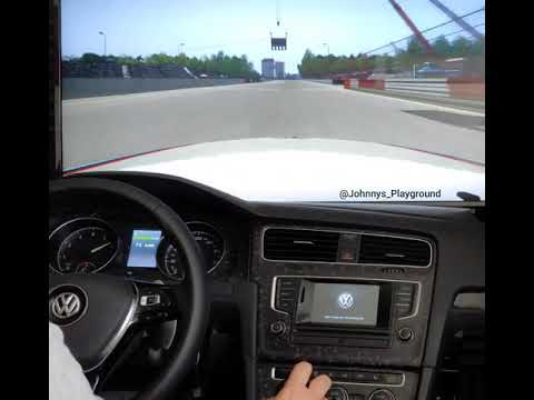 Real life driving simulator - Drifting on the Norisring - YouTube