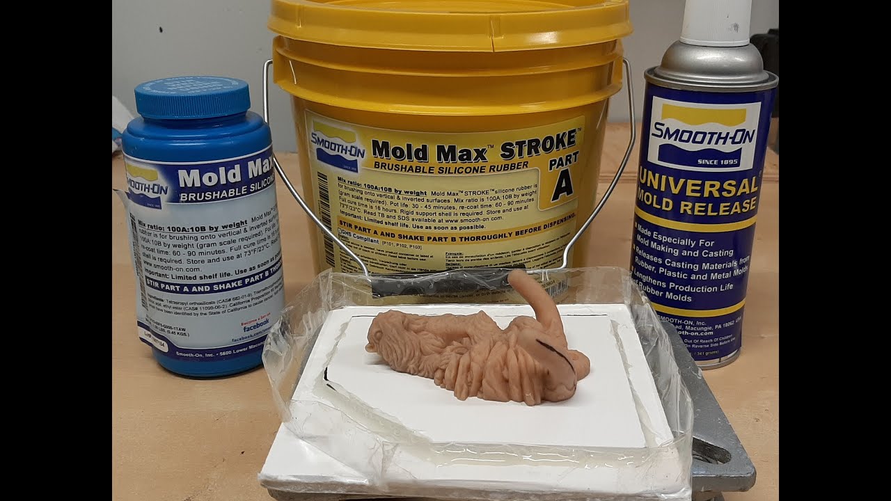 P1 - Creating a 1-Part Silicone Mold - Setting up the base - YouTube
