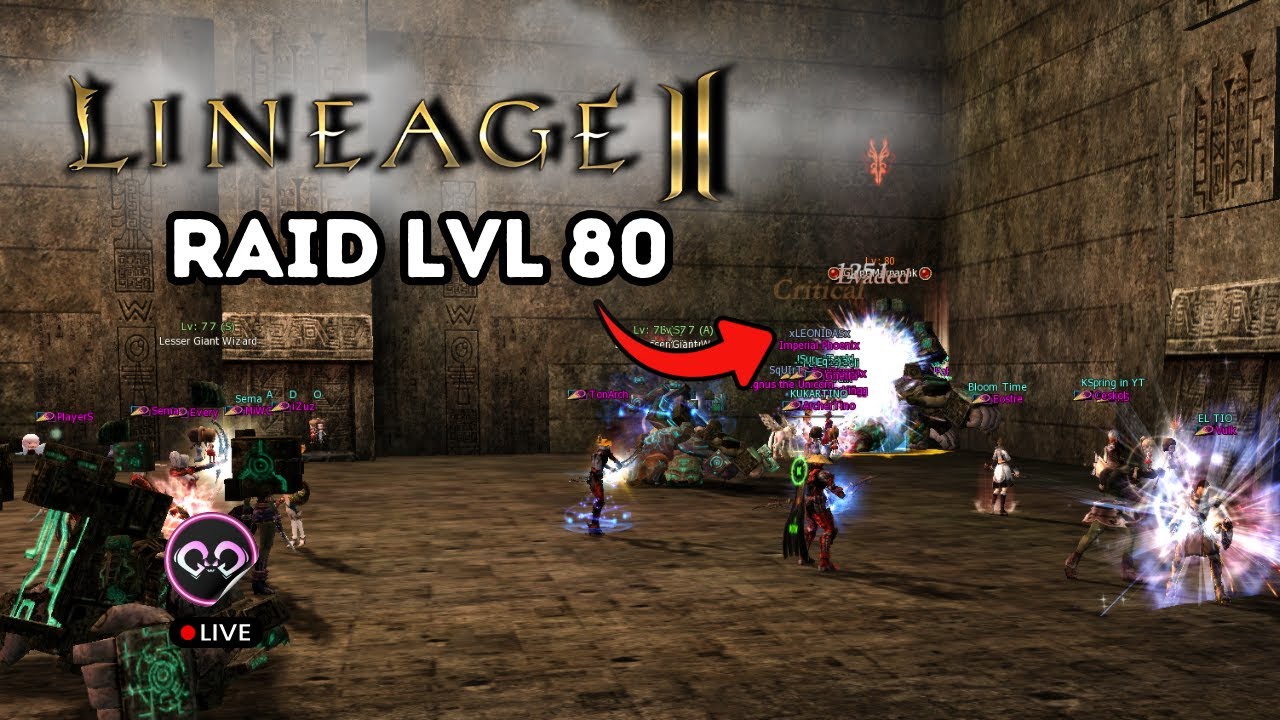 🔴RAID BOSS LVL 80 en LINEAGE 2 | 2025🔥 - YouTube