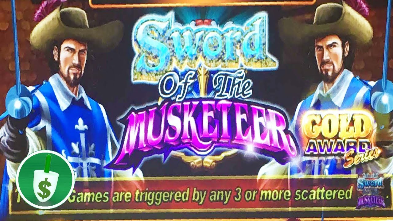 Sword of the Musketeer slot machine, bonus - YouTube