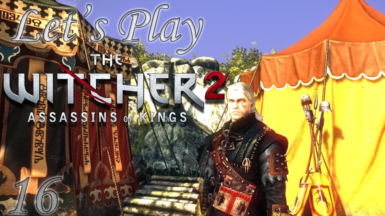 Let's Play The Witcher 2, Blind [Ep 16] - A Walk Around Camp (The ...