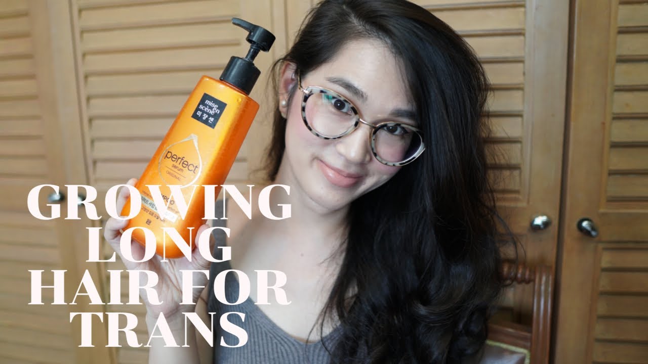 MTF How I grew and take care of my hair - YouTube