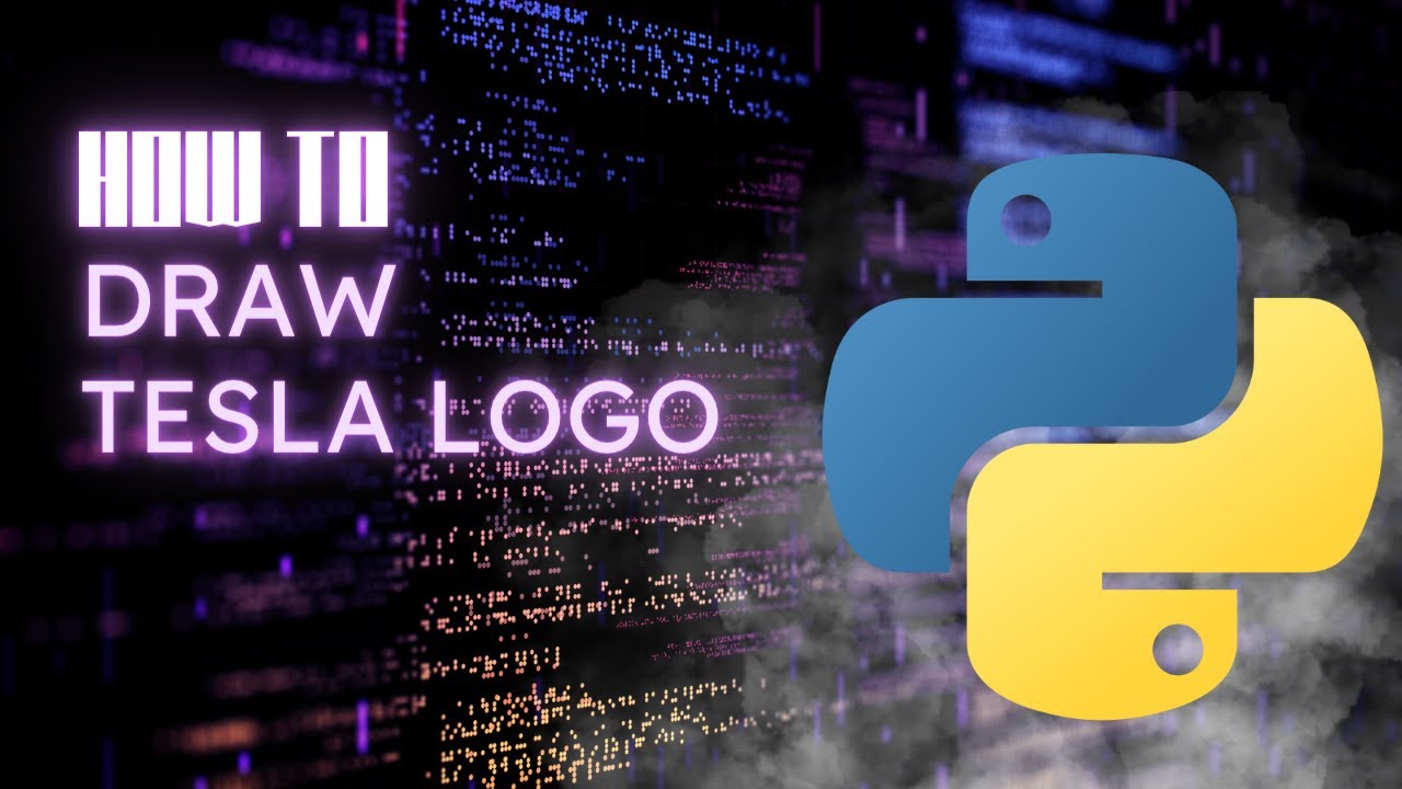 How to Draw Tesla Logo In Python - YouTube