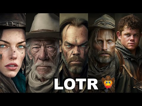 LORD of the RINGS as WESTERN / AI generated ai reimagine ai art ai ...