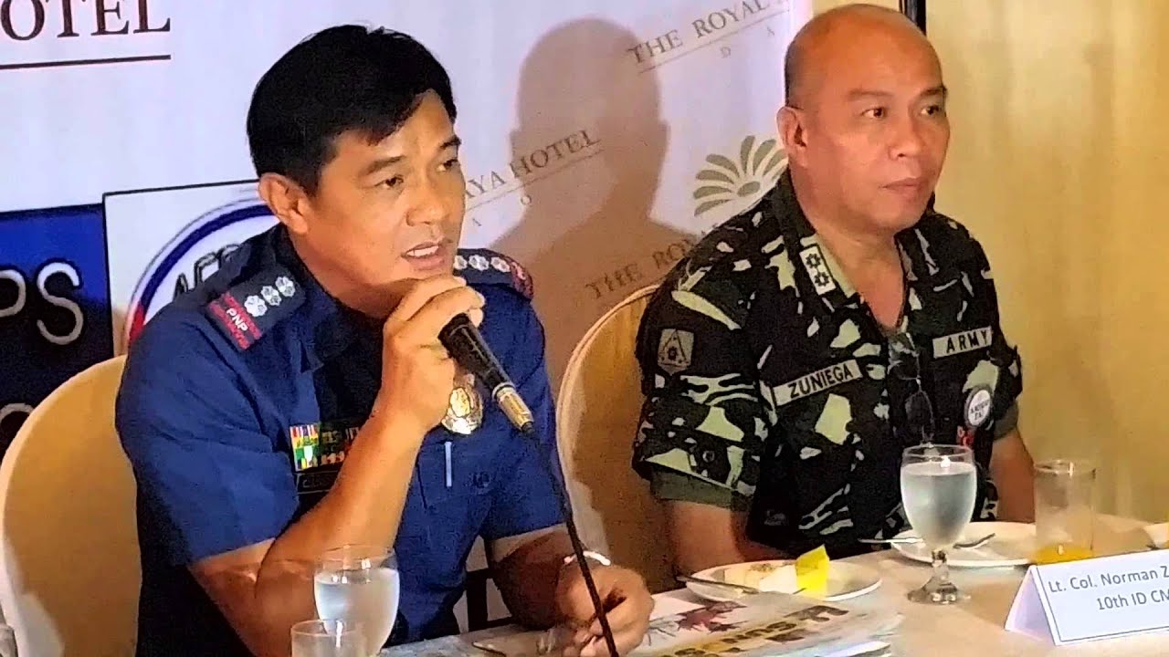 P/Sr. Supt. Camilo Cascolan, PRO 11 chief of staff - YouTube