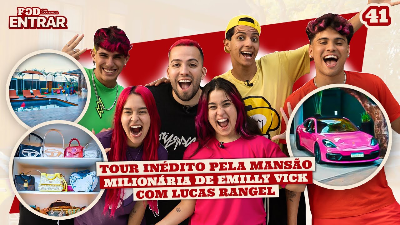 POD ENTRAR: Tour inédito pela mansão milionária de Emilly Vick com Lucas Rangel - YouTube