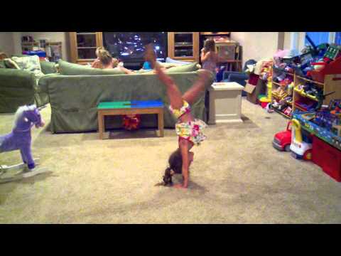 Audrey Gymnastic Back Bend (Age 5)