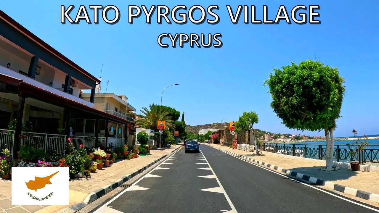 DRIVING THROUGH KATO PYRGOS VILLAGE in CYPRUS - 4K (60fps) - YouTube