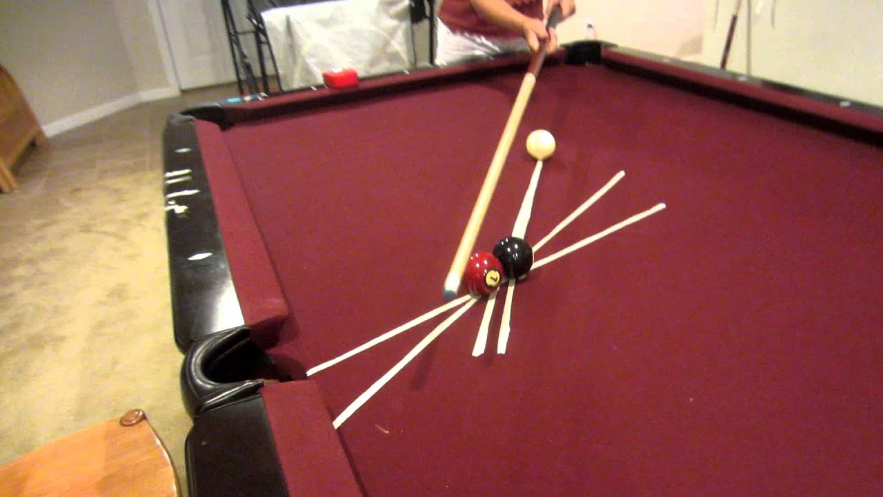 Mathematics of Pool: The Secret of using an Imaginary Ball - YouTube