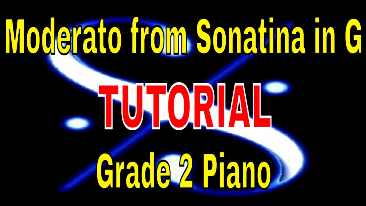 Moderato from Sonatina in G - Grade 2 ABRSM Piano 2025-2026 - TUTORIAL ...
