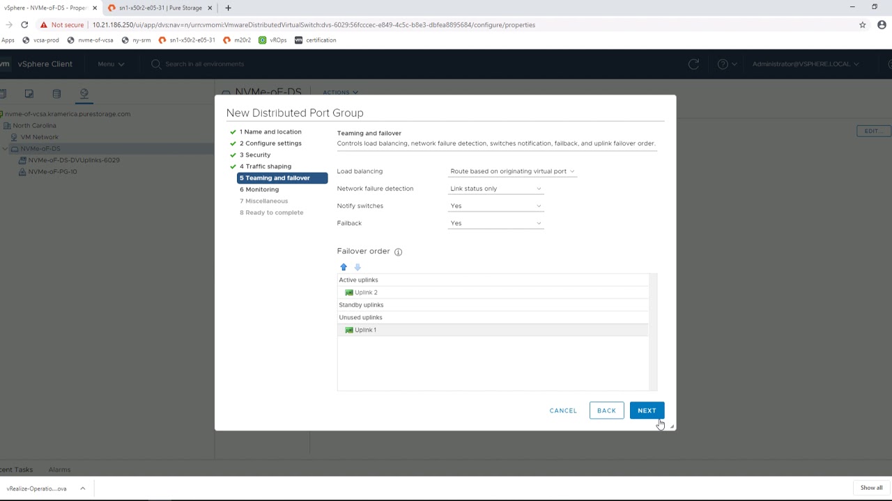 Configuring NVMe-oF with the Pure Storage FlashArray and vSphere - YouTube