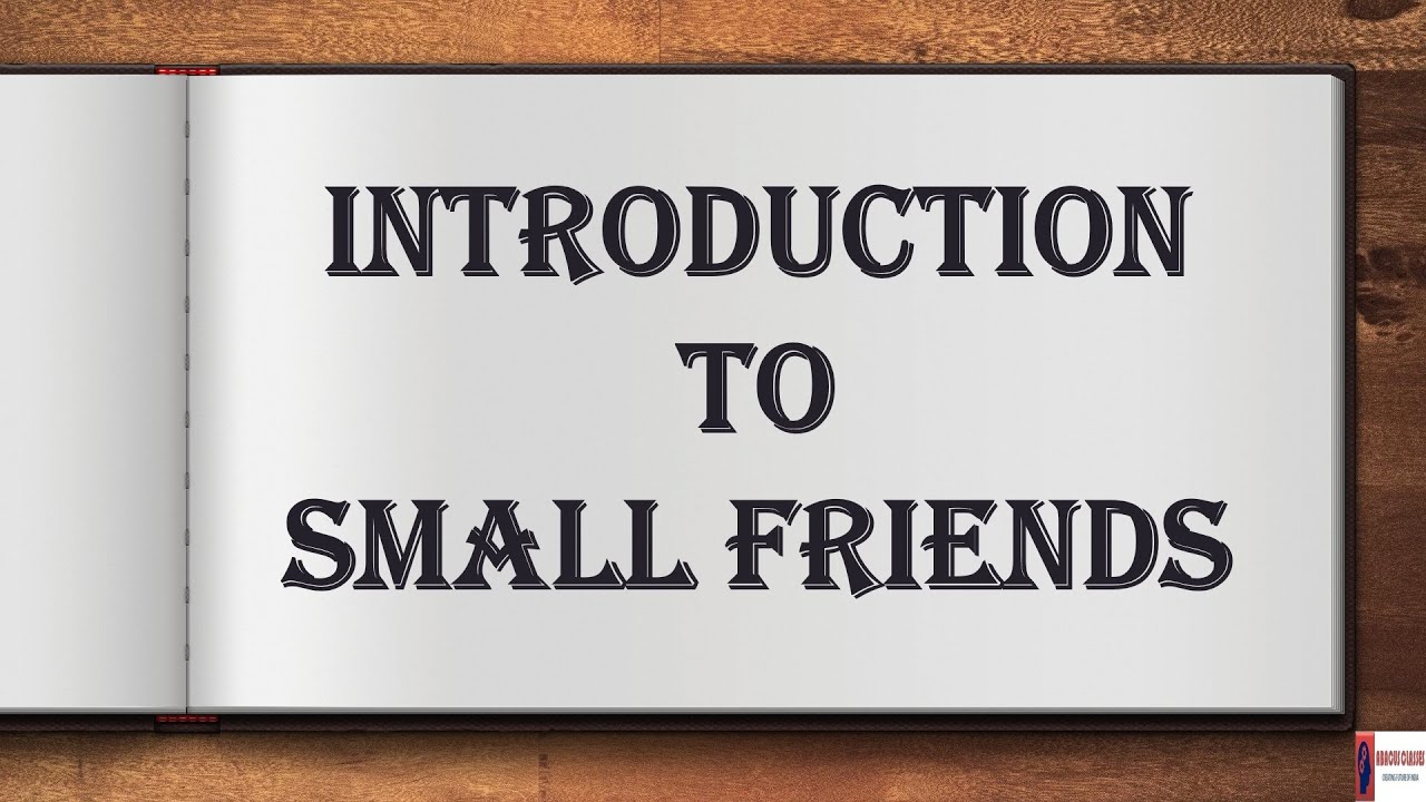 Introduction to Small Friends - YouTube