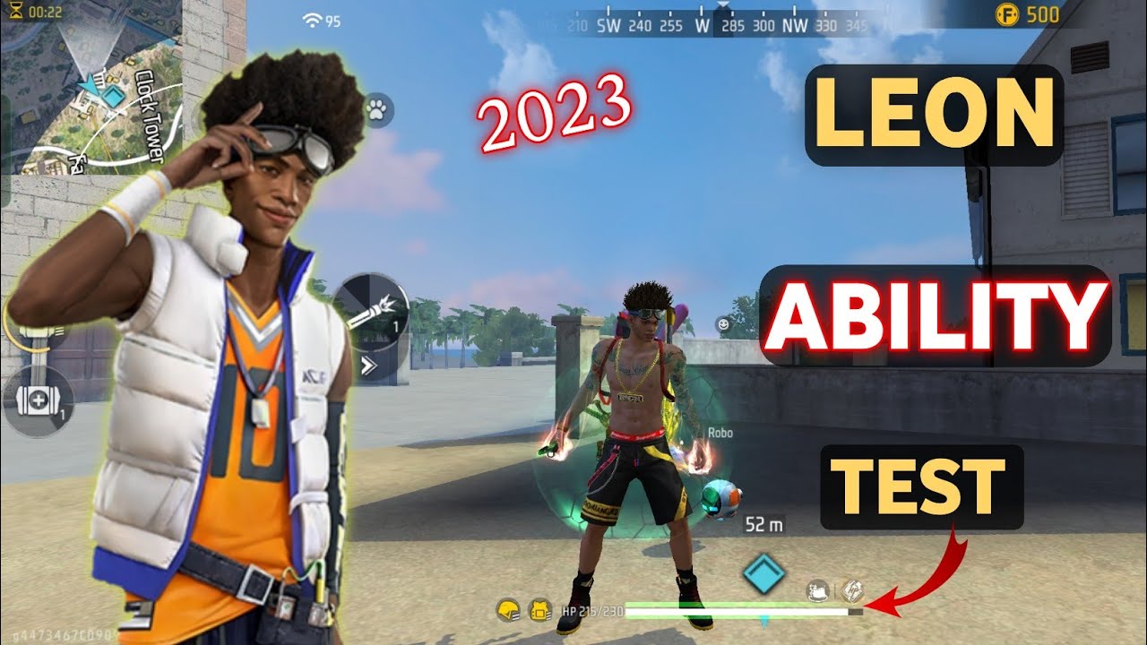 Leon Character Ability Test In Free Fire || Leon Character Ability Free ...