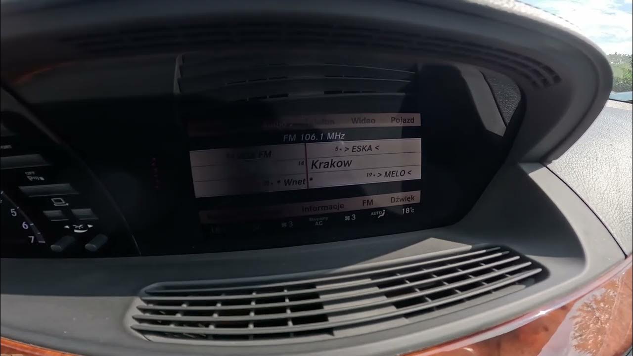 How to Assign Radio Station to Favourite Presets in Mercedes W221 S ...