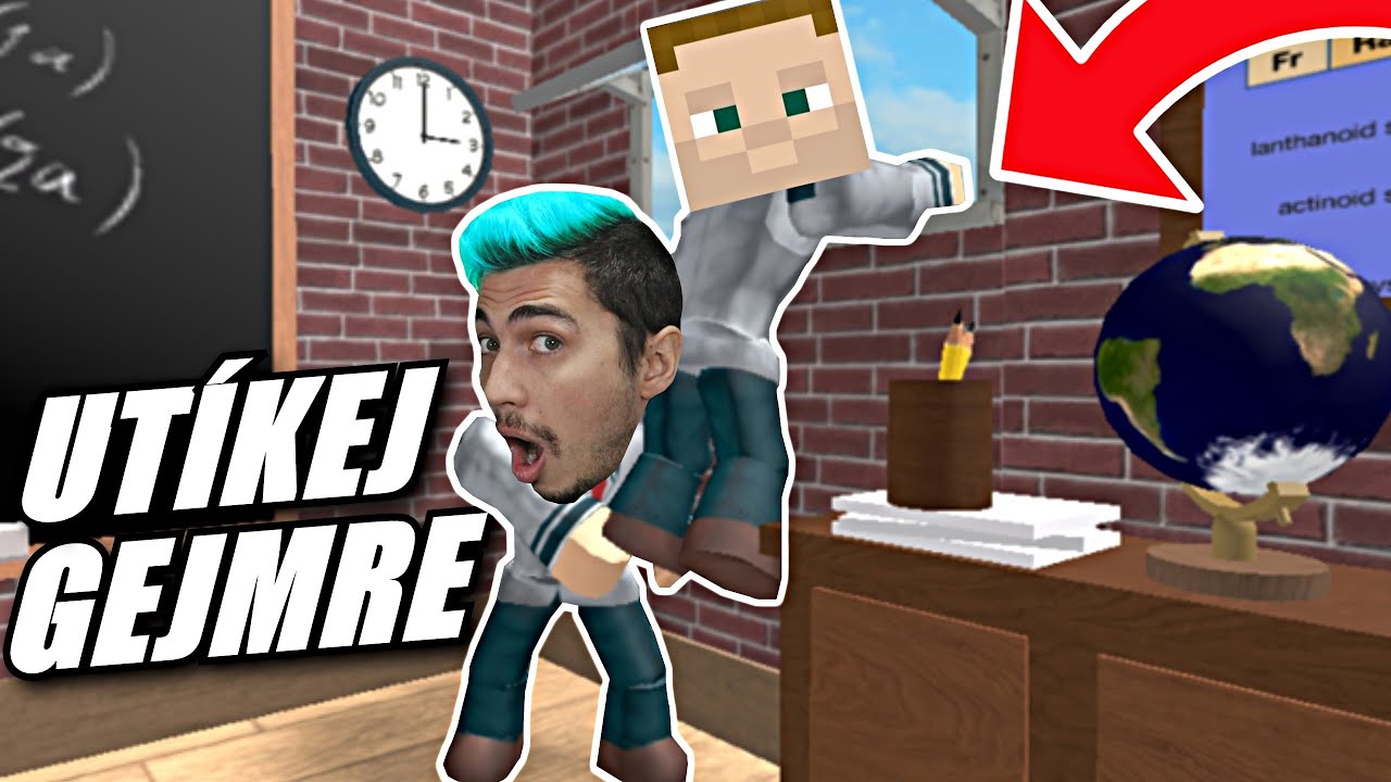 DOKÁŽEME UTÉCT ZE ŠKOLY???|ROBLOX/w@GEJMR| - YouTube