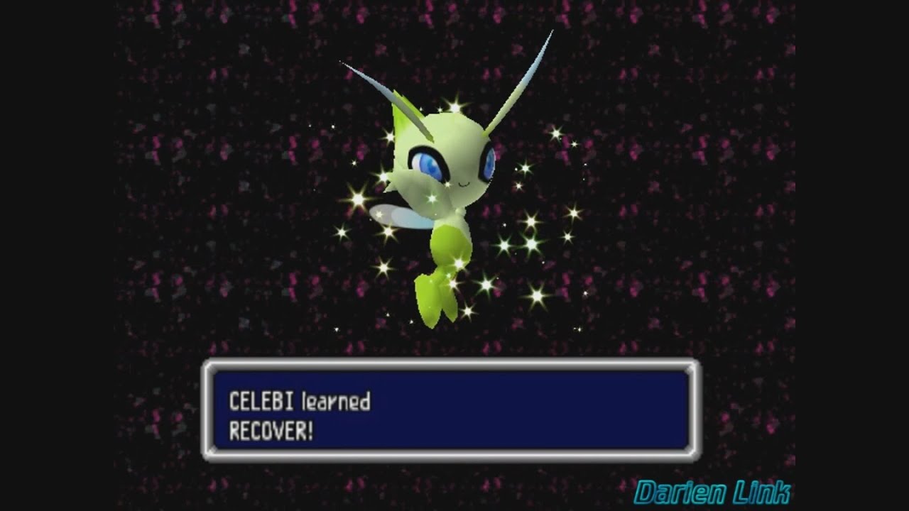 Recover of Celebi IV MAX with Move Reminder in Pokemon Stadium 2 ...