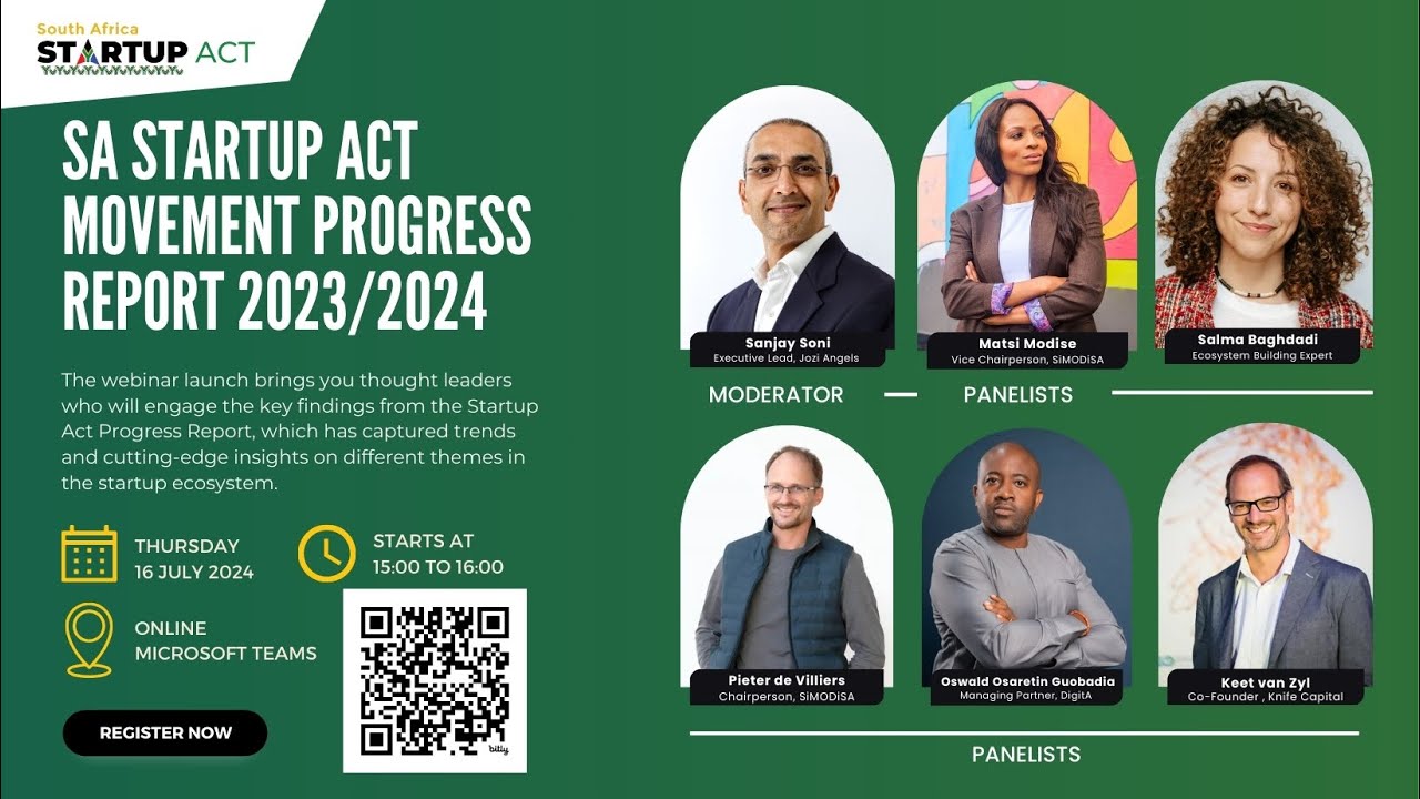 Webinar Launch: SA Startup Act Progress Report 2023/24 - YouTube