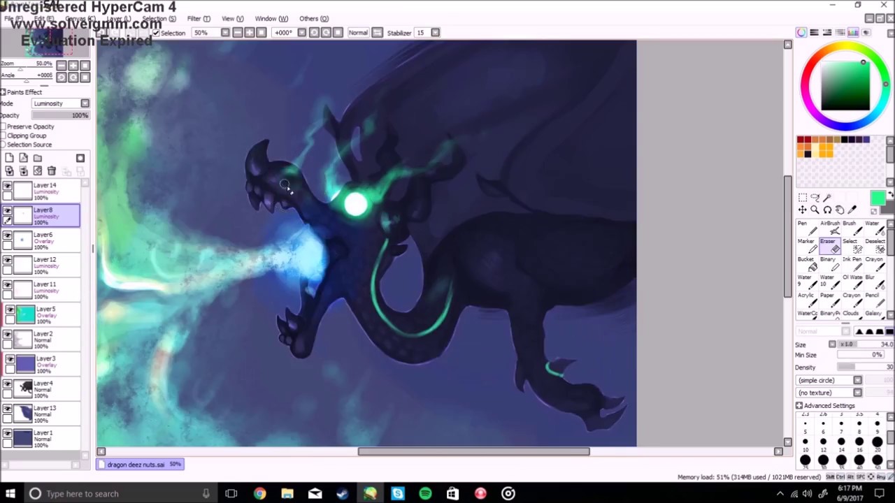 Dragon - Speedpaint - YouTube