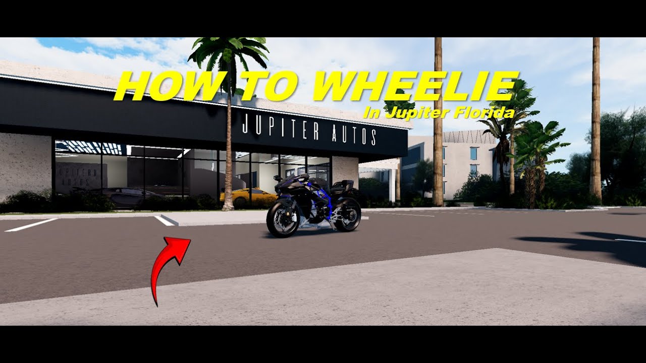 How to wheelie in jupiter florida beta - YouTube